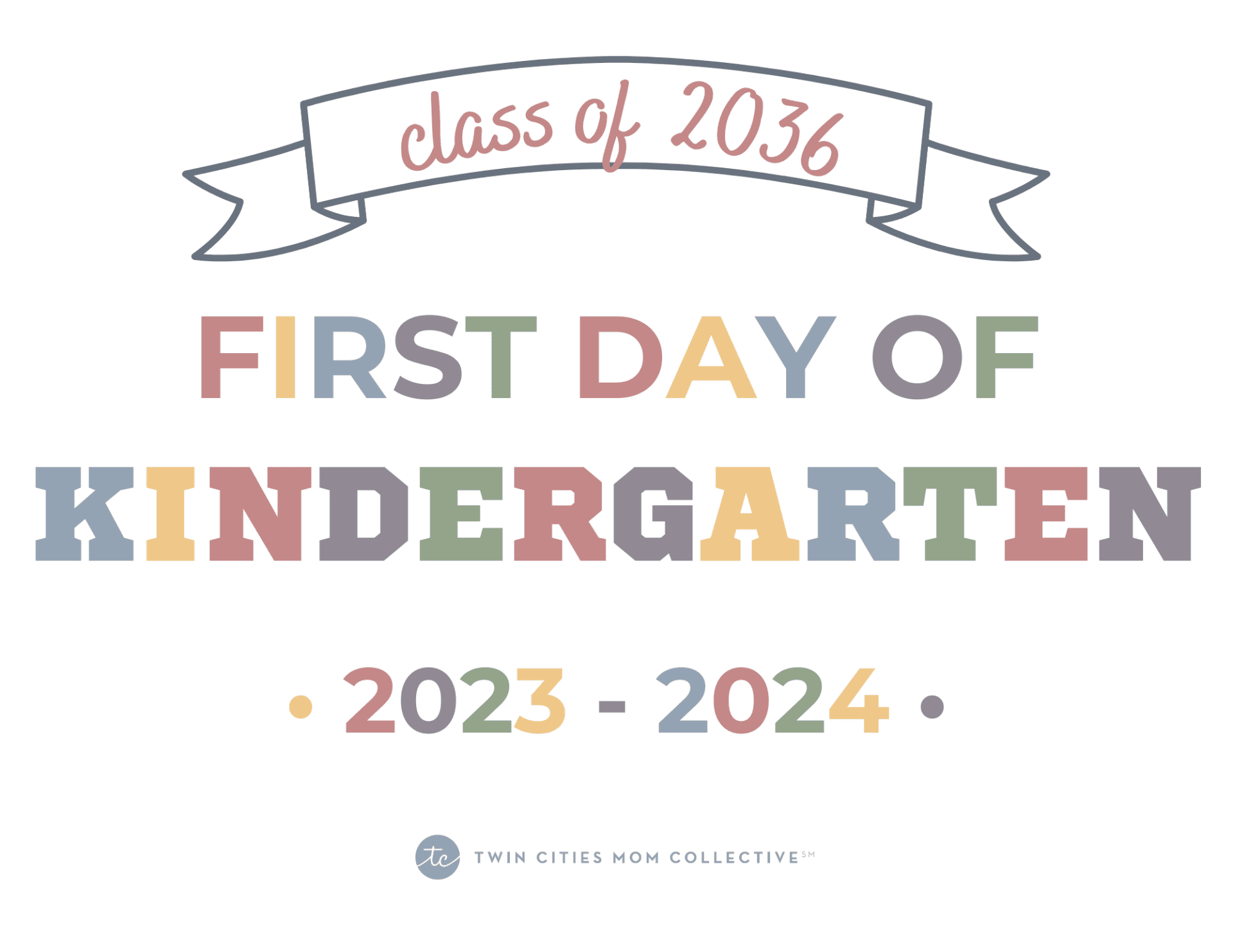 First Day of School Signs: FREE Printable