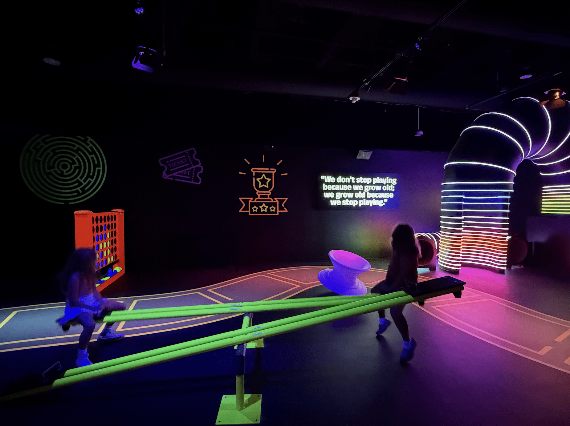 Super Neon at Mall of America: A Walk Through the Glow