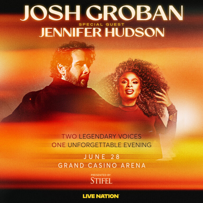 Josh Groban with special guest Jennifer Hudson | Grand Casino Arena ...